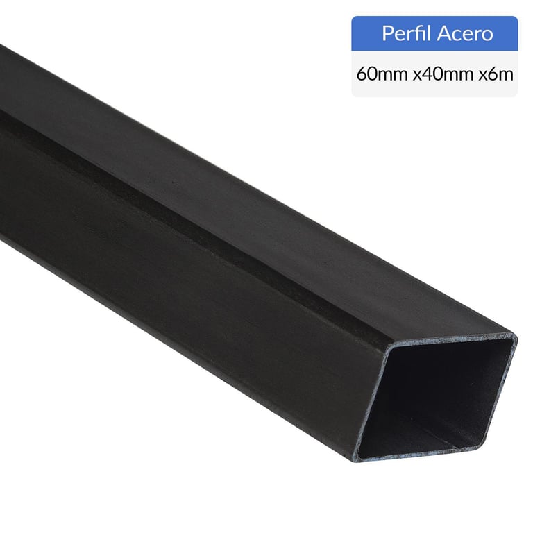 GENERICO - Perfil Rectangular Acero 50x20x2 mm 6 m | Ofertitas